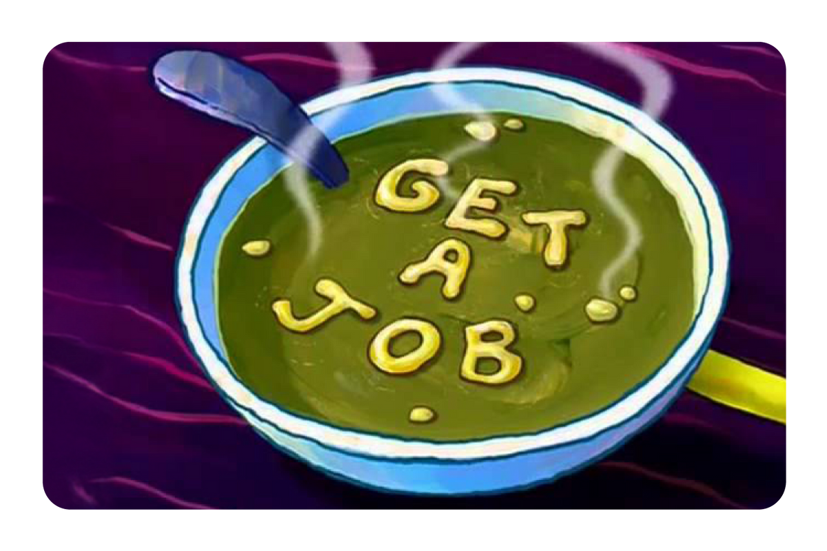 Get a Job soup – CUCU Covers