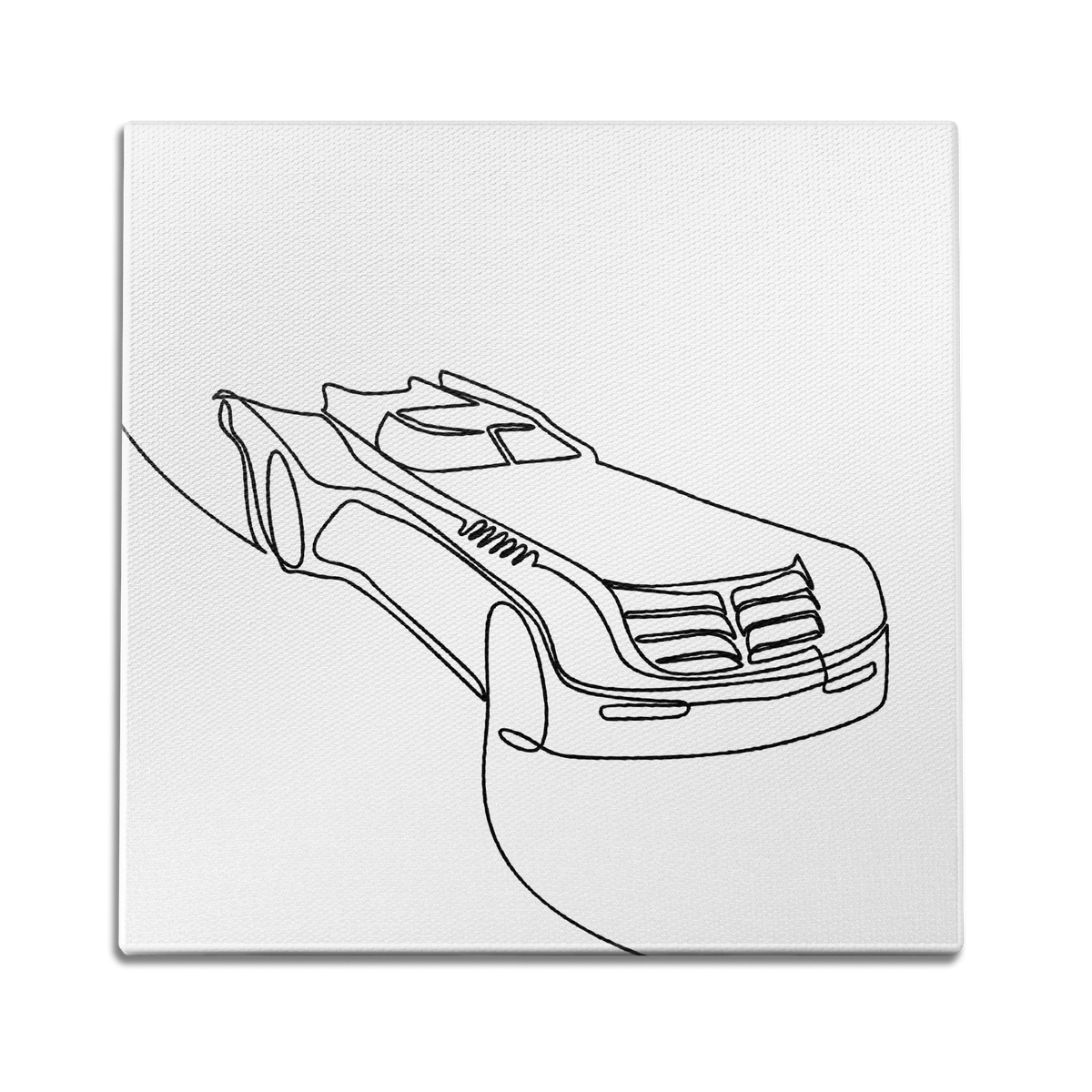 Bat Mobile Line Art Wall Art – CUCU Covers