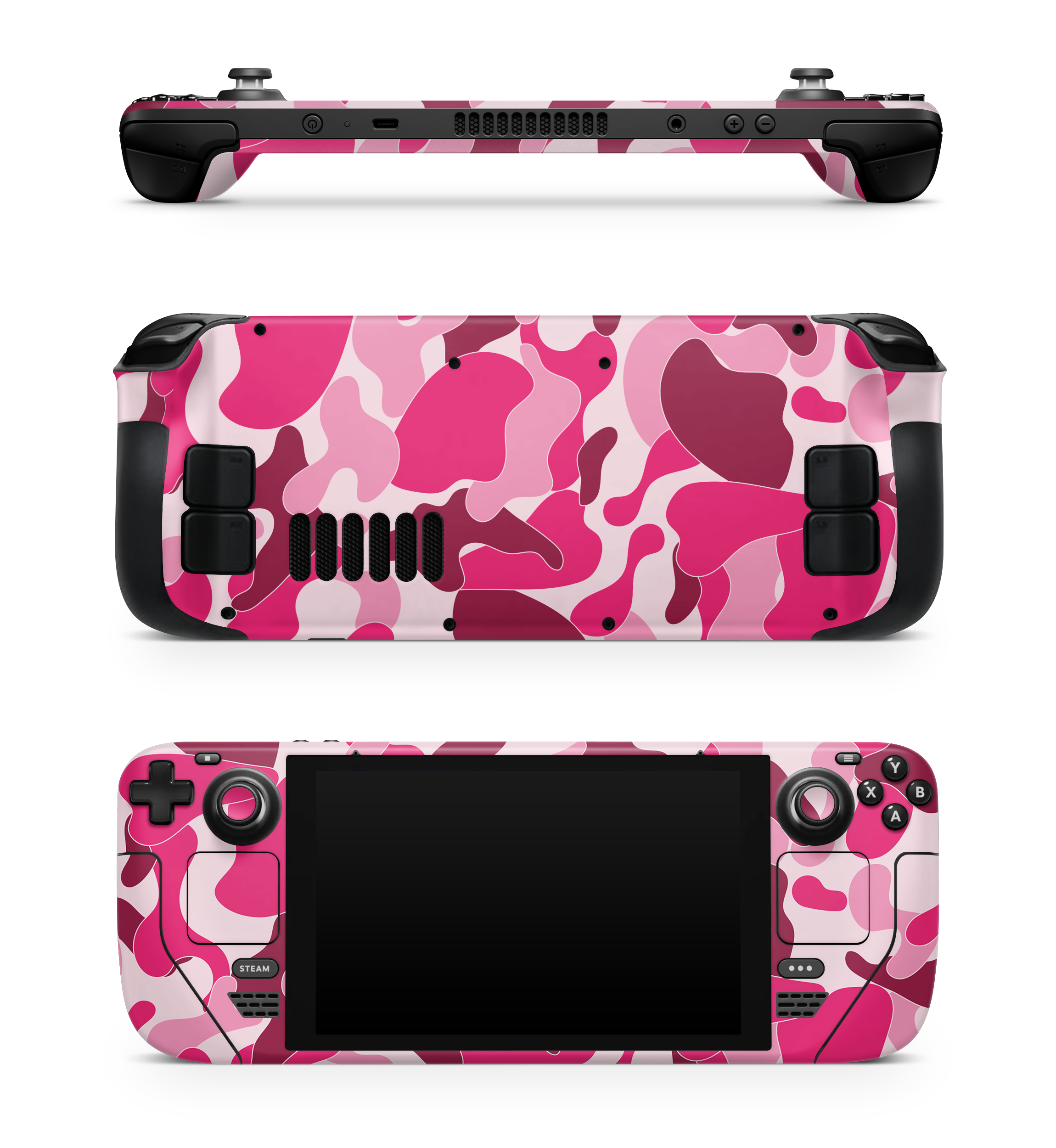 Steam Deck Ape Camo Pink