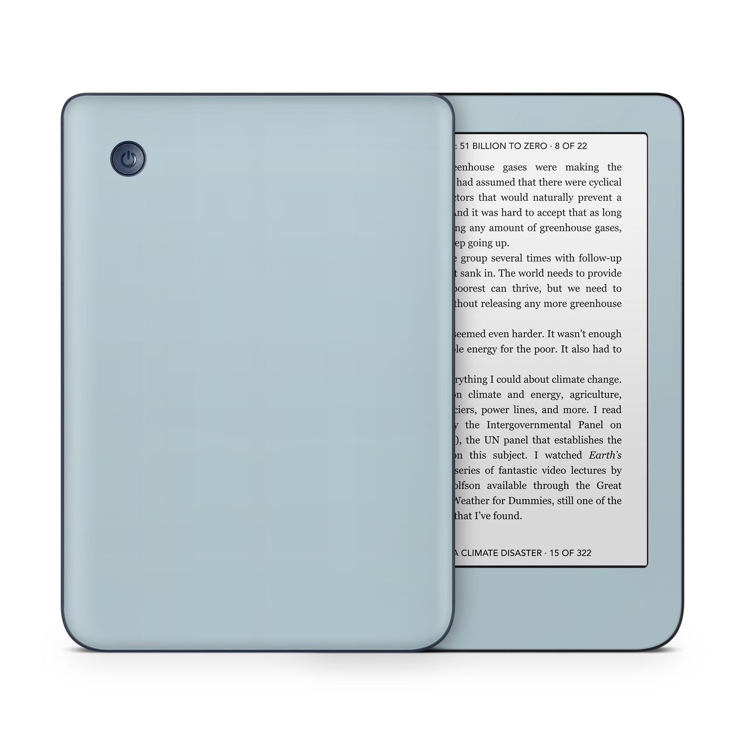 Baby Blue Kobo eReader Skin – CUCU Covers