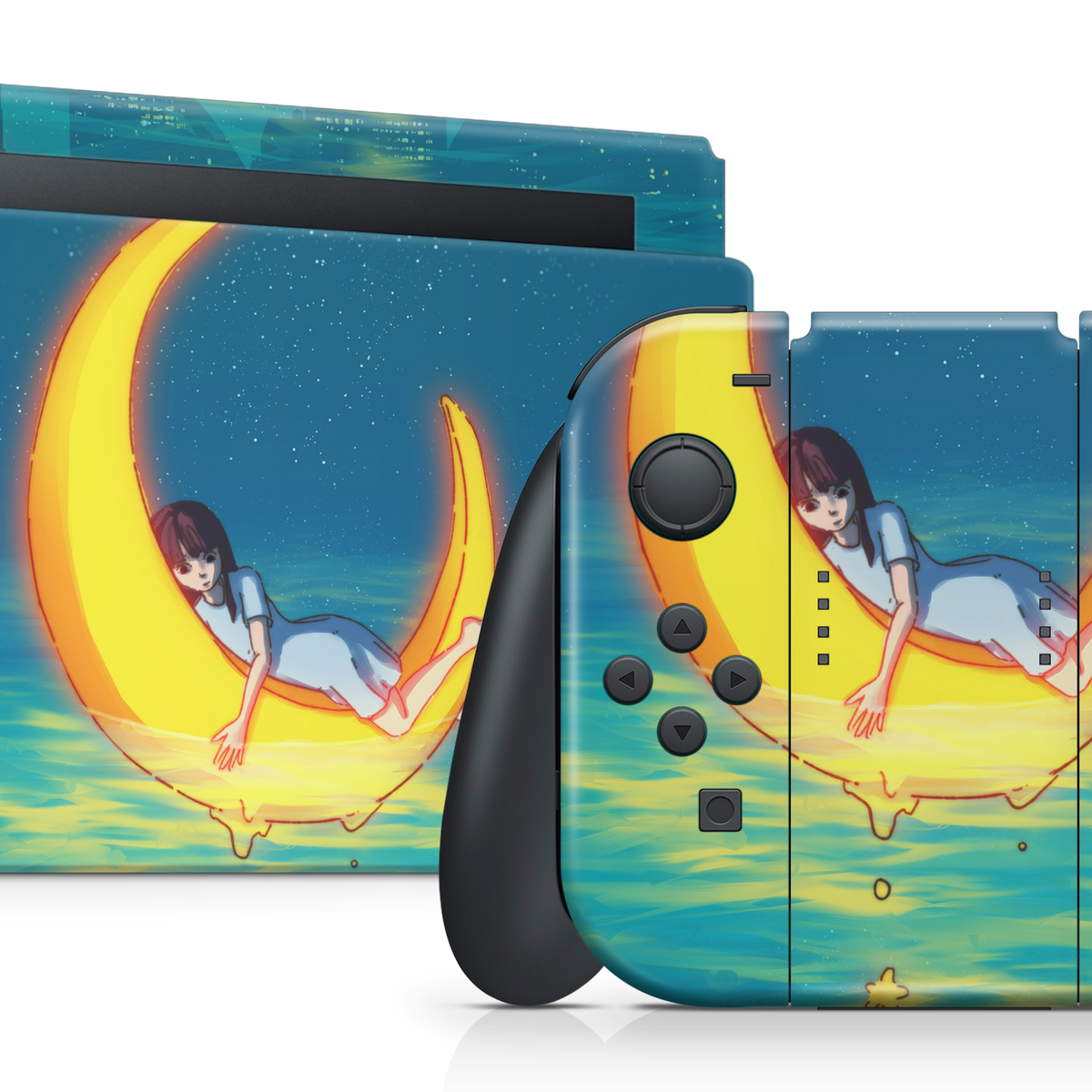 Nintendo Switch 2017 Skin Girl on the Moon – CUCU Covers