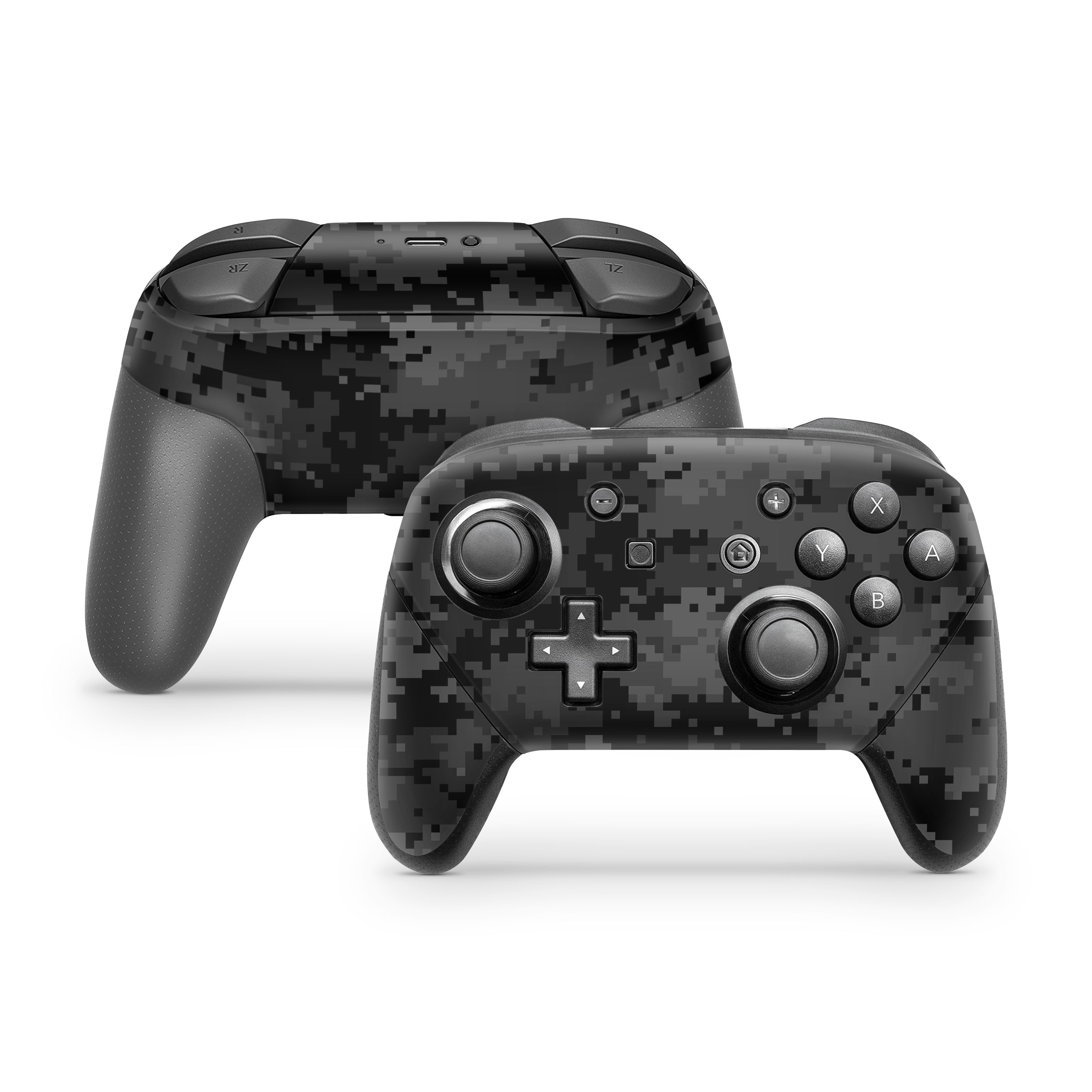 Nintendo Switch Controller Black Digi Camo