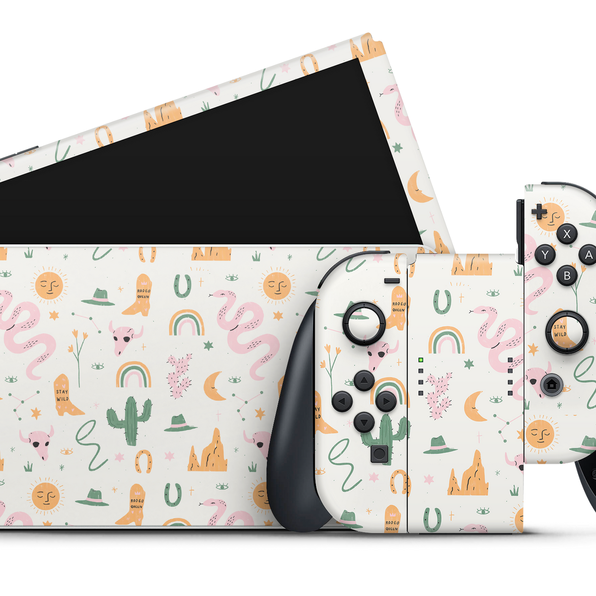 Nintendo Switch OLED Skin Wildwest Pattern – CUCU Covers