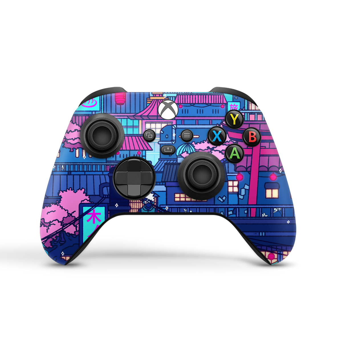 XBox Series SX Controller Skin Cyberpunk Village – CUCU Covers