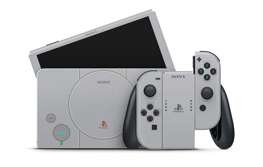 Nintendo Switch OLED Skin Retro PS1 – CUCU Covers