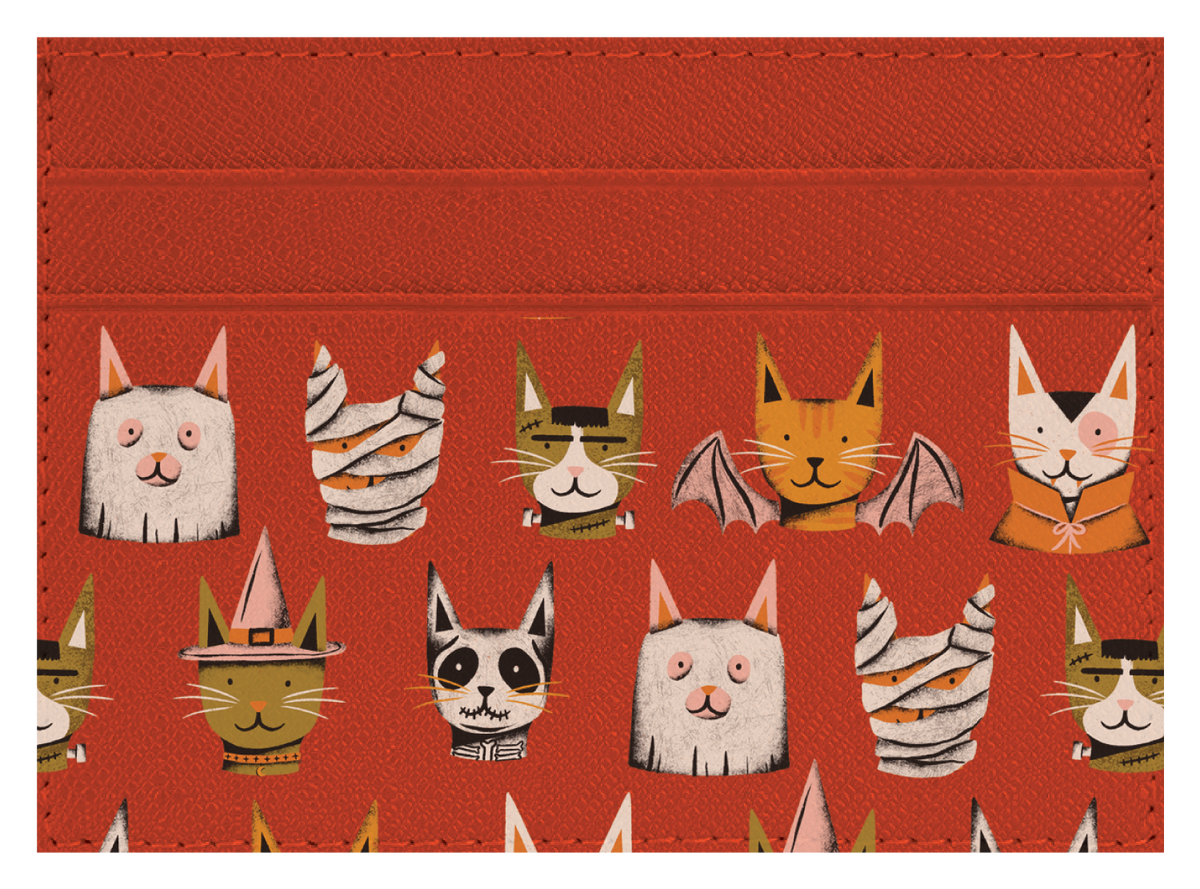 Spooky cats card holder – CUCU Covers