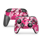 Nintendo Switch Pro Controller Ape Camo Pink
